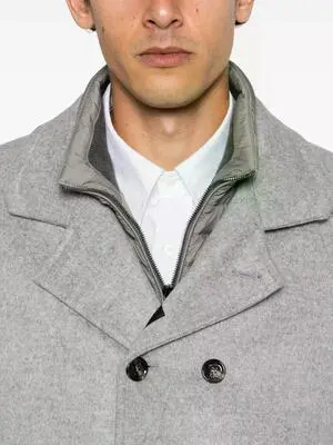 MOORER Double-breasted Notched-lapel Jacket