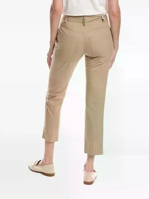 Brunello Cucinelli Straight-leg Cropped Trousers - Neutrals