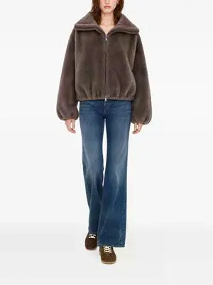 P.a.r.o.s.h Faux-fur Zip-up Jacket