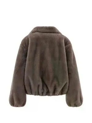 P.a.r.o.s.h Faux-fur Zip-up Jacket