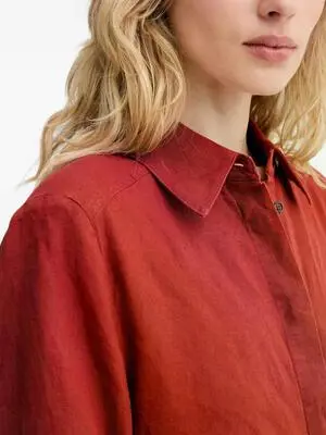 Marc O'polo Button-down Linen Shirt Mini Dress