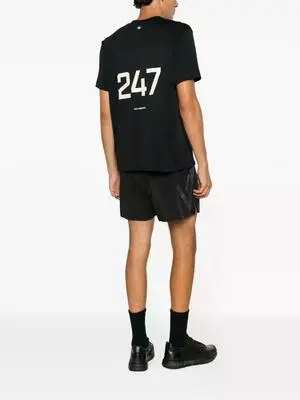 REPRESENT 247 Mesh-panel T-shirt - Black
