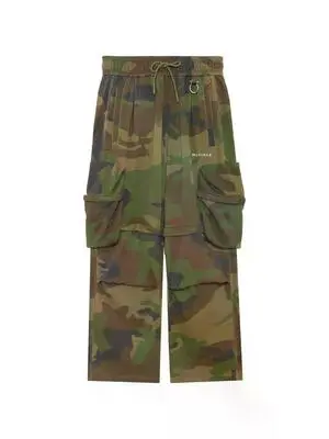 MLVINCE Camouflage-print Track Pants - Green