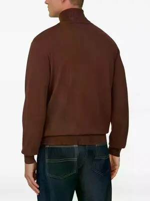 Boggi Milano Turtleneck Jumper In Extrafine Merino Wool