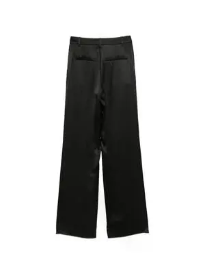 Barbara Bui Satin-finish Silk Trousers