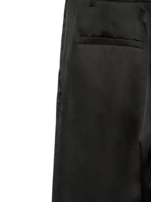 Barbara Bui Satin-finish Silk Trousers
