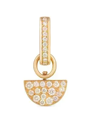 CLARA CHEHAB Liberté Half Moon Diamond Charm