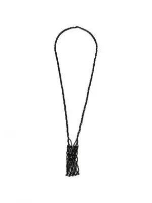 N°21 Beaded Necklace - Black