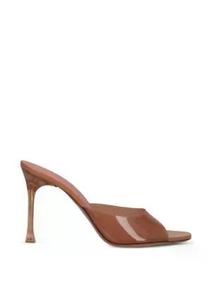 Amina Muaddi Alexa Heeled Sandals - Pink