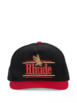 Rhude Logo-embroidered Baseball Cap - Black