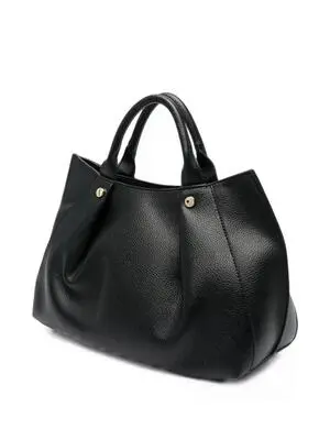 ERMANNO FIRENZE Logo-plaque Grained-leather Tote Bag