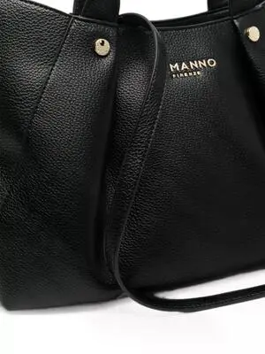 ERMANNO FIRENZE Logo-plaque Grained-leather Tote Bag