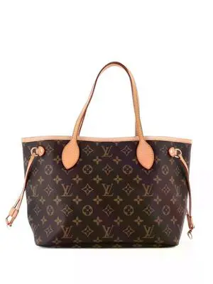 LOUIS VUITTON Neverfull Monogram Canvas Pm Tote Bag - Brown