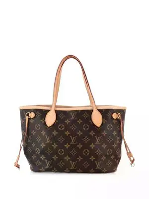 LOUIS VUITTON Neverfull Monogram Canvas Pm Tote Bag