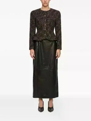 Magda Butrym Bouclé Peplum Blazer