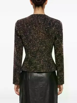 Magda Butrym Bouclé Peplum Blazer