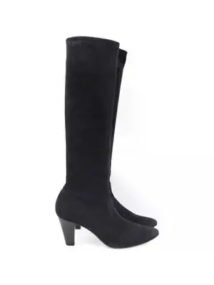 Manolo Blahnik Pointed-toe Knee-high Boots