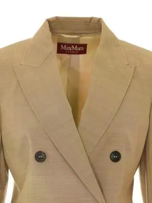 Max Mara Double-breasted Peak-lapel Blazer