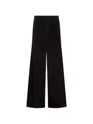 LOIS Corduroy Wide-leg Trousers - Brown