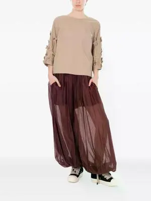 MEIMEIJ Semi-sheer Balloon Trousers