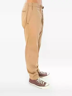 WHITE SAND Belted Tapered Trousers