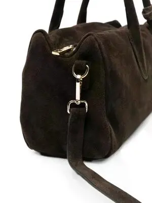 MARC ELLIS Bilbao Suede Leopard-print Charm Shoulder Bag