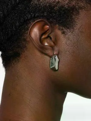 Erika Cavallini Sculptural Irregular-shape Earrings