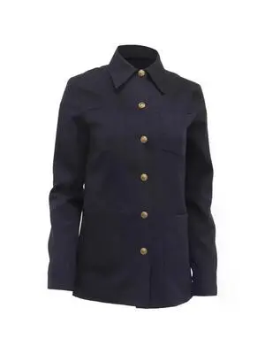 NILI LOTAN Marine Button-down Jacket - Black