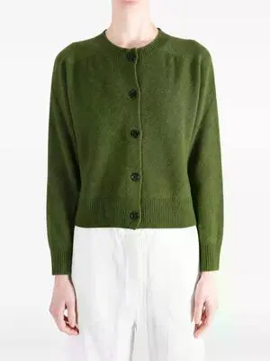 MARGARET HOWELL Crew-neck Button-up Cardigan