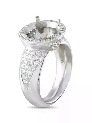 LB EXCLUSIVE Diamond Halo Ring - Silver