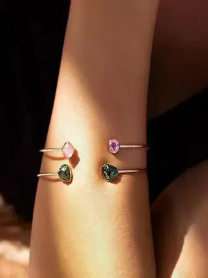 CLARA CHEHAB Elemental Sapphire And Tourmaline Bracelet