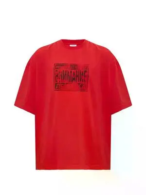 Vetements Print T-shirt - Red