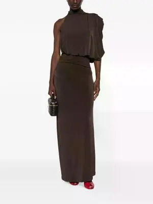 RAME One-shoulder Draped Maxi Dress