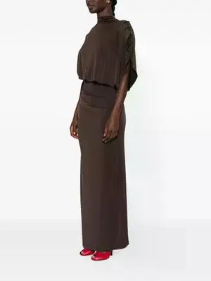 RAME One-shoulder Draped Maxi Dress