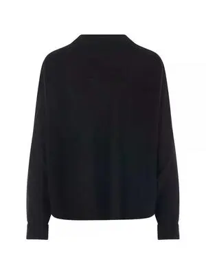 Dusan Oversized Crew-neck Sweatshirt - Black