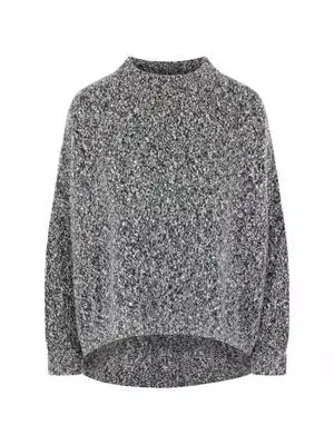 Dusan Mélange Cashmere Sweatshirt - Black