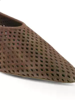 JIL SANDER Perforated Leather Pumps