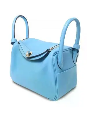 Hermès 2020 Mini Lindy Shoulder Bag - Blue