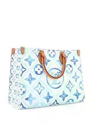 LOUIS VUITTON Onthego Monogram Tiles The Pool Mm Tote Bag