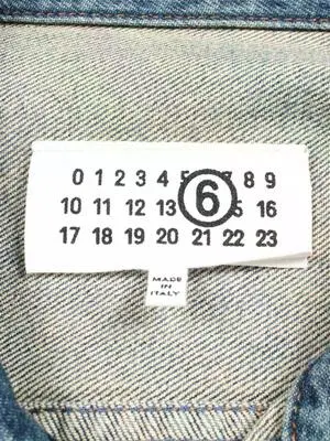 MAISON MARGIELA 2020s Logo-patch Shirt - Blue