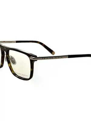 Philipp Plein Tortoiseshell-effect Square-frame Glasses - Black