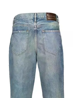 MASU Mb Diamond Argyle-patchwork Distressed Jeans