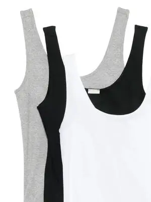 Calvin Klein Ribbed-knit Tank Tops