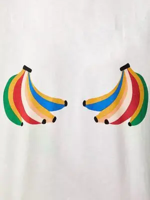 NEVER FULLY DRESSED Banana-print T-shirt