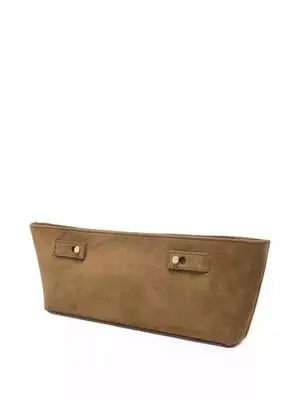 Erika Cavallini Suede Clutch Bag