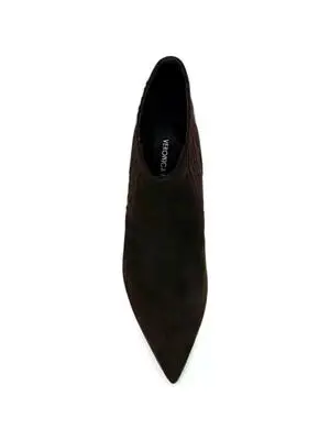 Veronica Beard Lisa Suede Pointed-toe Ankle Boots