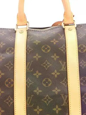 LOUIS VUITTON Keepall Bandouliere Bag Monogram Canvas 45 Travel Bag - Brown