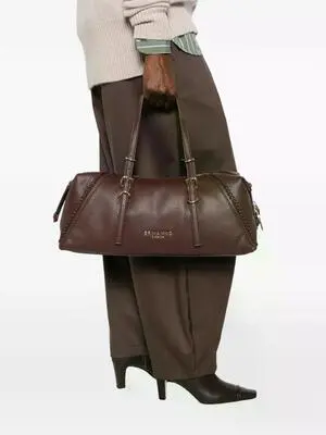 ERMANNO FIRENZE Large Braided-trim Tote Bag