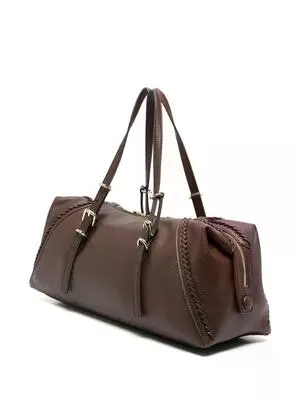 ERMANNO FIRENZE Large Braided-trim Tote Bag