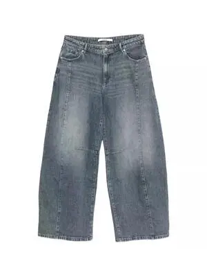 HOMAGE Bowie Seam-detail Wide-leg Jeans - Blue